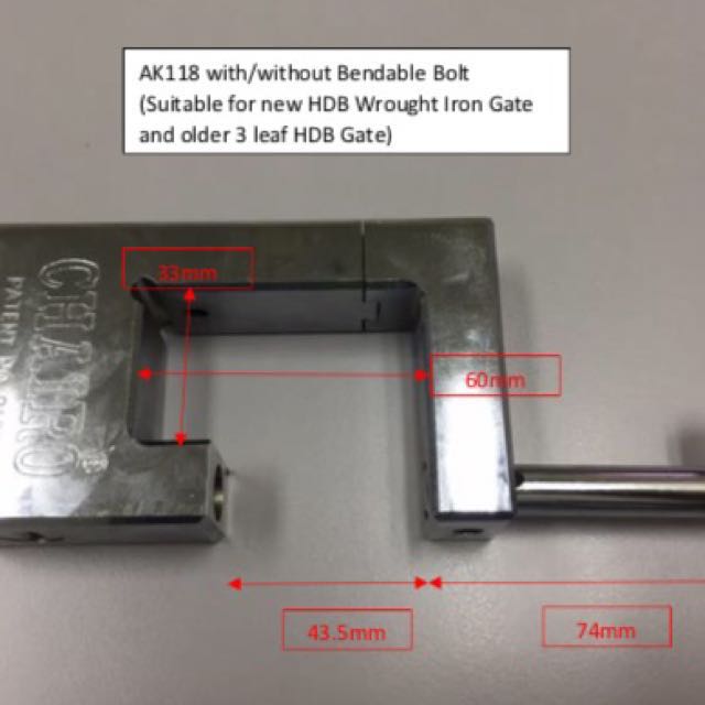 Heavy Duty Padlock For HDB Metal Gates, Bulletin Board, Looking For on ...