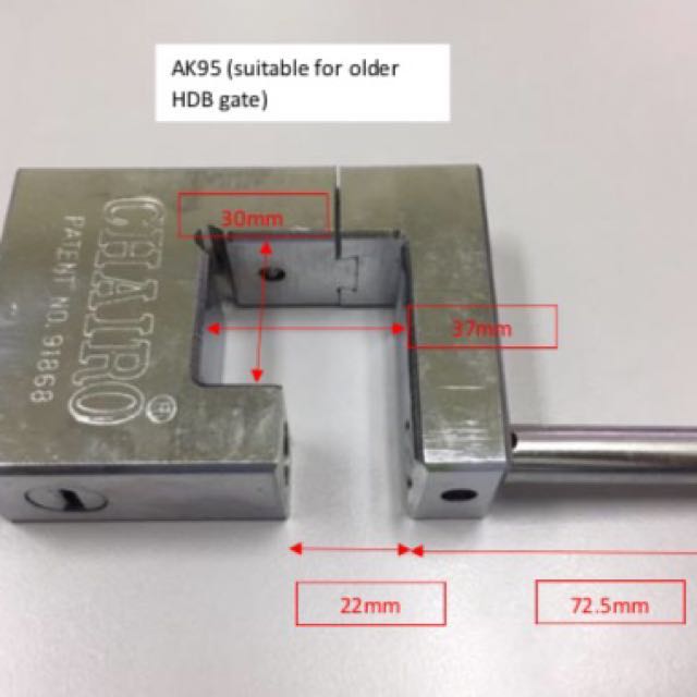 Heavy Duty Padlock For HDB Metal Gates, Bulletin Board, Looking For on ...