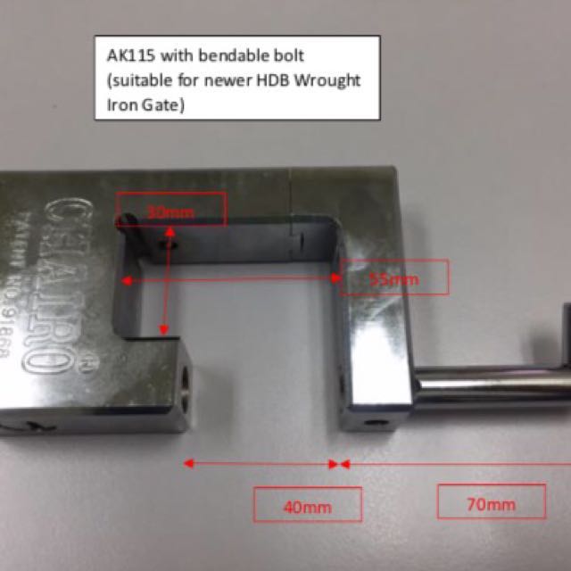 Heavy Duty Padlock For HDB Metal Gates, Bulletin Board, Looking For on ...