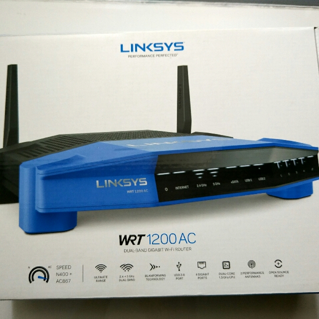 Linksys WRT 1200AC Router, Computers & Tech, Parts & Accessories ...