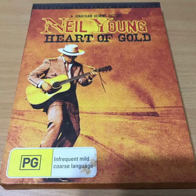 Neil Young : heart of gold (music DVD), Hobbies & Toys, Music & Media ...