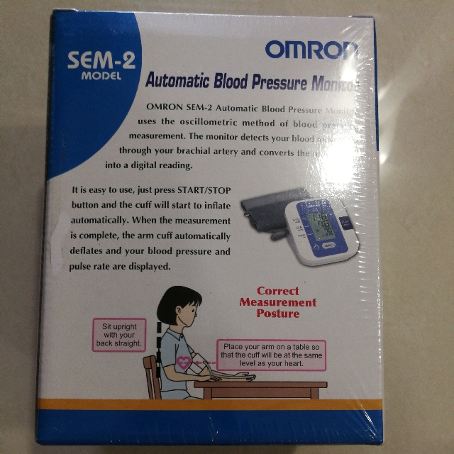 Omron Blood Pressure Monitor SEM-2, Looking For on Carousell