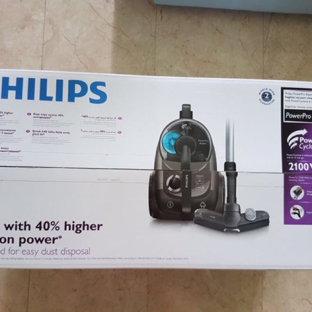 Philips PowerPro Expert Bagless Vacuum Cleaner, TV & Home Appliances ...