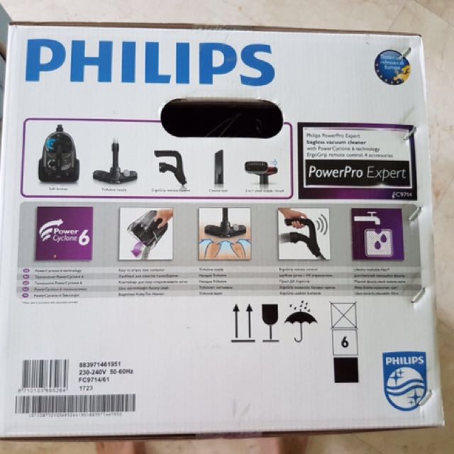 Philips PowerPro Expert Bagless Vacuum Cleaner, TV & Home Appliances ...