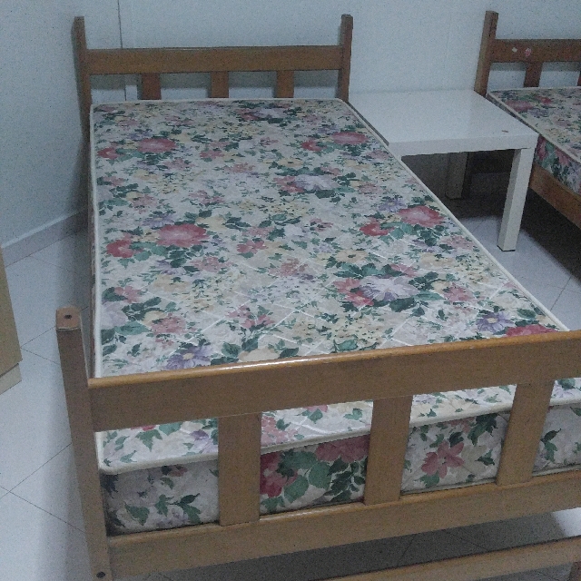 2 Sets Of Singer Beds For $60.00, Furniture & Home Living, Furniture ...