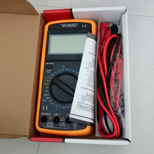 DIGITAL MULTIMETER NEW SET, Health & Nutrition, Health Monitors ...