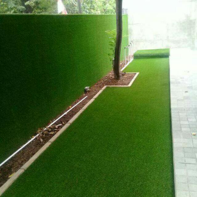 Dinding Dan Lantai Dengan Hiasan Rumput Sintetis, Perkebunan di Carousell