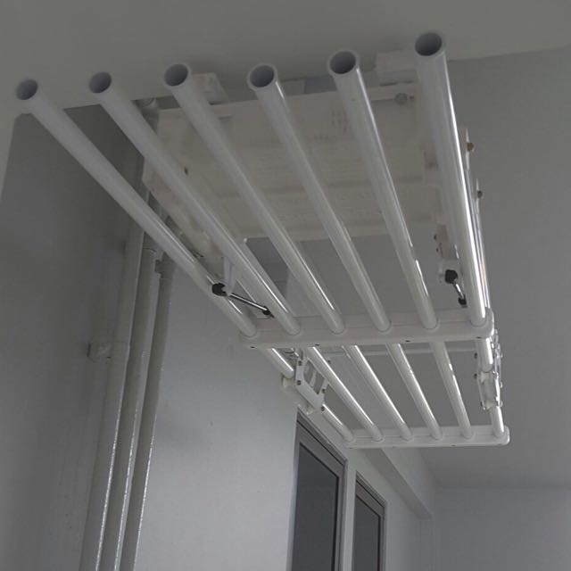 Ezzi Living EZ Hi-dry (1.8 m) Laundry Hanging System, Furniture & Home ...