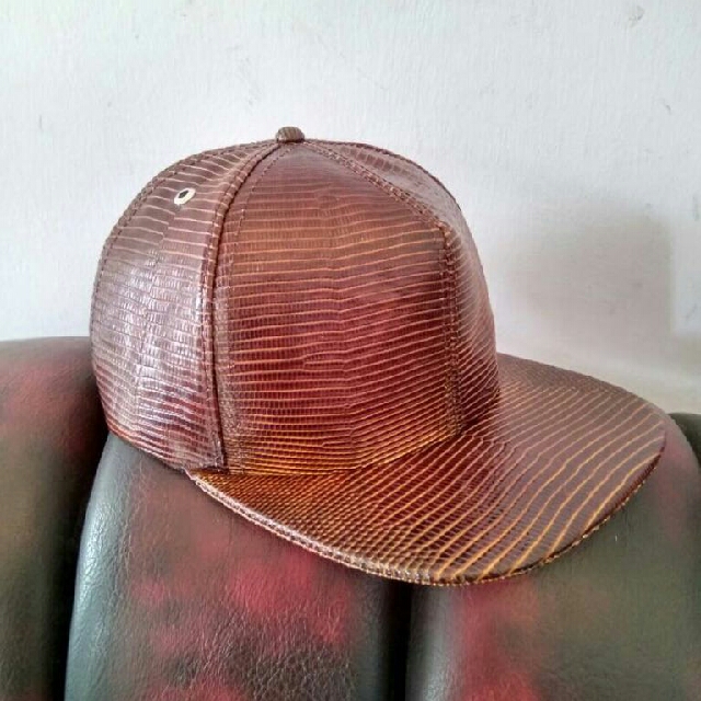 Genuine Lizard Skin Cap, Men's Fashion, Watches & Accessories, Caps ...