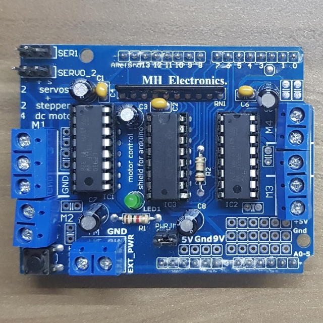 L293D Motor Driver Arduino Shield, Computers & Tech, Parts ...