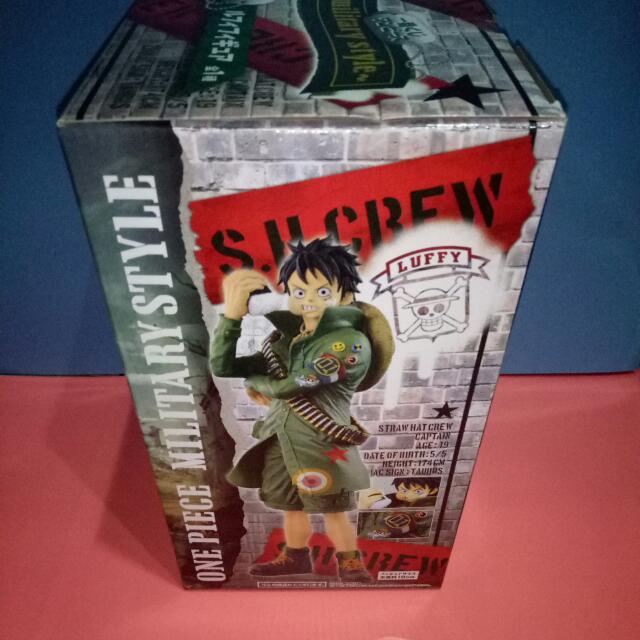 *URGENT* ''Military style'' luffy figurine, Hobbies & Toys, Toys ...