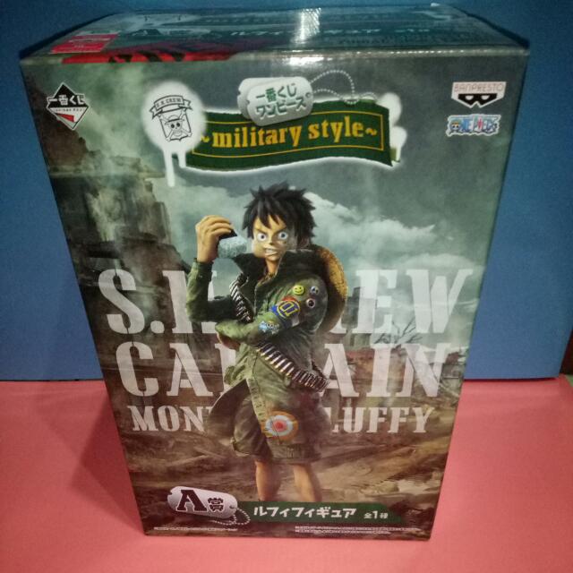 *URGENT* ''Military style'' luffy figurine, Hobbies & Toys, Toys ...