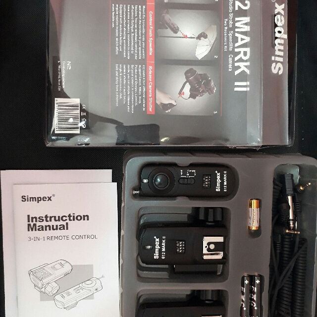 Simpex 612 trigger mark II compatible with Canon and Nikon, Photography ...