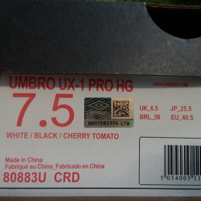 Umbro UX-1 Pro FG, Sports Equipment, Sports & Games, Racket & Ball ...
