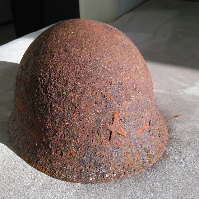 WWII / WW2 Japanese Helmet Type 90, Self-collected Relic From Papua ...