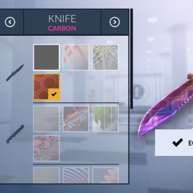 Carbon Knife Skin Critical Ops, Video Gaming, Video Game Consoles ...
