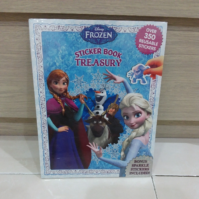 Disney Frozen Sticker Book Treasury, Bayi & Anak, Mainan & Baby Walker ...