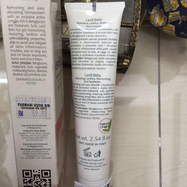 Homeos Cream- Lenil Beta, Beauty & Personal Care, Bath & Body, Body ...