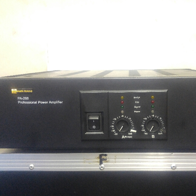MARTIN ROLAND PROFESSIONAL POWER AMPLIFIER, Audio, Soundbars, Speakers ...