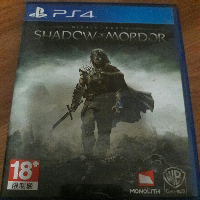 PS4 SHADOW OF MORDOR, Video Gaming, Video Games, PlayStation on Carousell