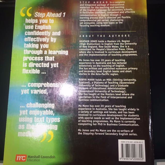 Step Ahead 1 English Textbook / Reference Book , Hobbies & Toys, Books ...