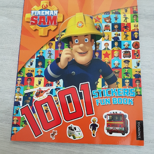 [Brand New] Fireman Sam 1001 Stickers Fun Book, Hobbies & Toys, Books ...