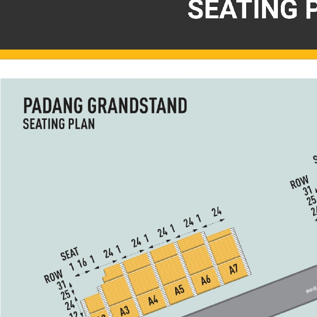 f1 tickets padang grandstand, Tickets & Vouchers, Event Tickets on ...