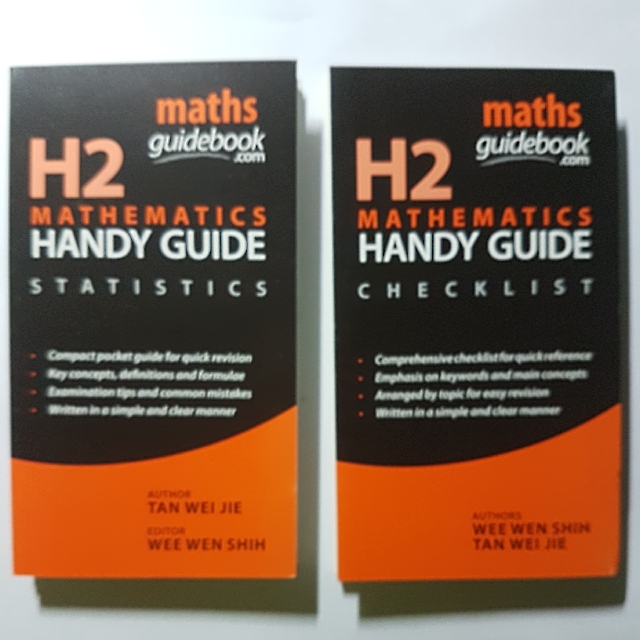 H2 Mathematics Handy Guide (H2 Maths Guidebook), Hobbies & Toys, Books ...
