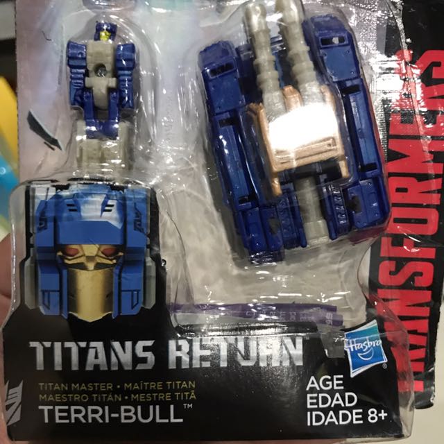 Hasbro Transformers Titans Returns Terri-Bull aka Horri-bull Headmaster ...