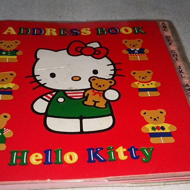 Hello kitty address book sanrio, Hobbies & Toys, Stationary & Craft ...