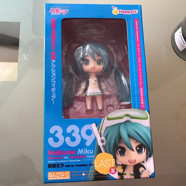Nendoroid 339b hatsume miku swimsuit family mart, Hobbies & Toys ...