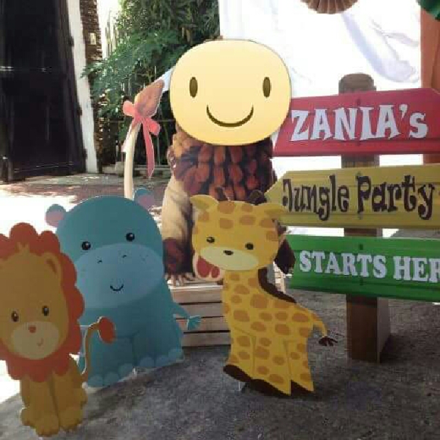 Safari Theme Standee and other stuff, Hobbies & Toys, Stationary ...