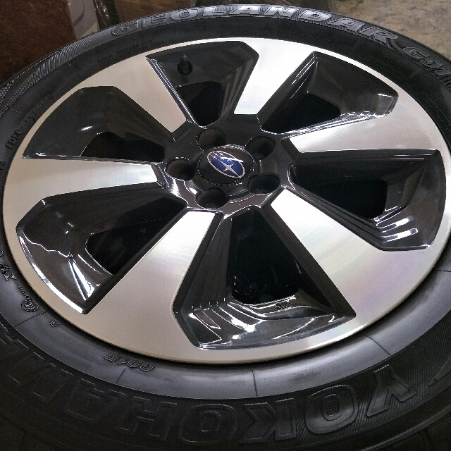Subaru Forester Enkei Original 17 Inch Stock Rims with Tyre, Car ...