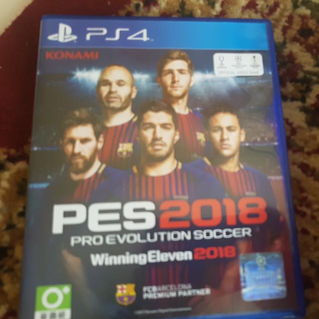 1 day old Ps4 PES 2018(looks like a brand new), Video Gaming, Video ...