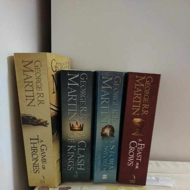 Game Of Thrones Books By G. R. R. Martin, Hobbies & Toys, Books ...