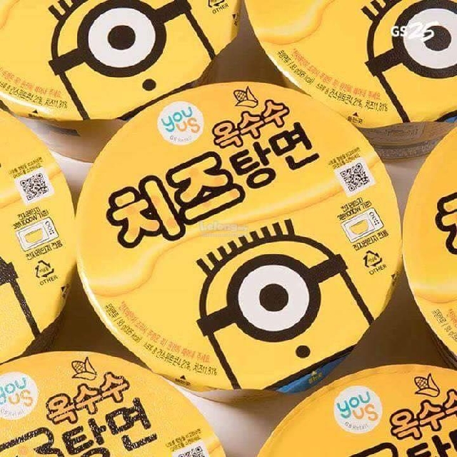 [Instocks] GS25 Minion Cheese Ramyeon, Food & Drinks, Local Eats on ...