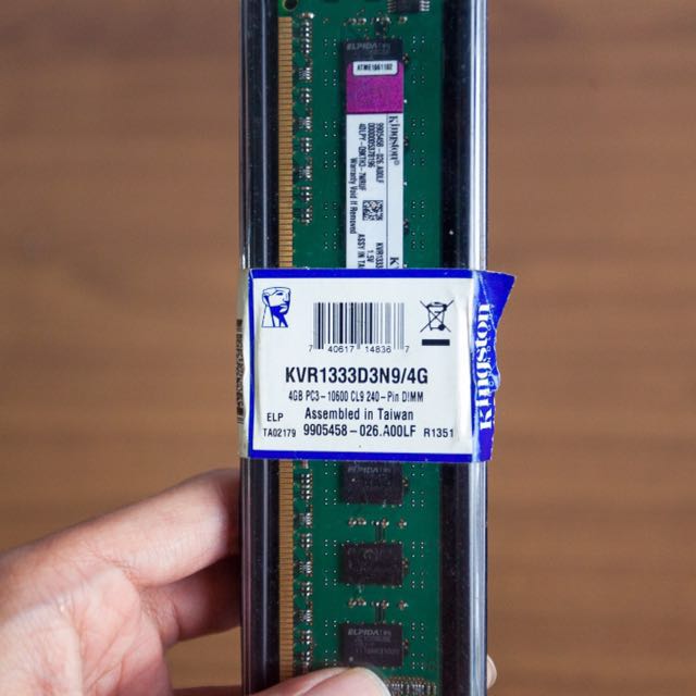 Kingston RAM 4GB DDR3, Computers & Tech, Parts & Accessories, Computer ...