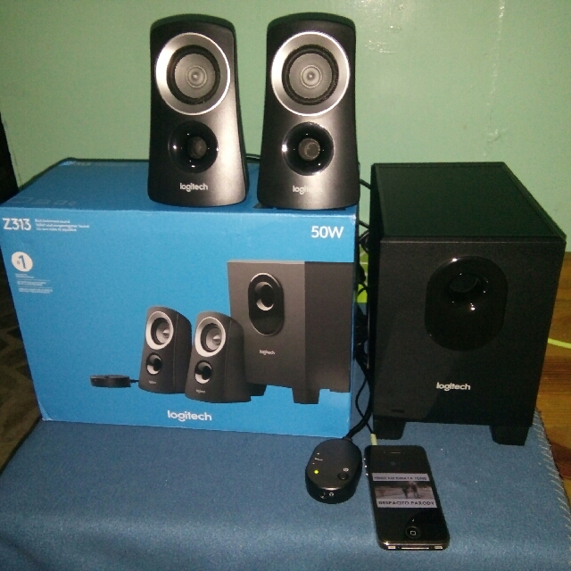 Logitech subwoofer and speakers, Audio, Soundbars, Speakers ...