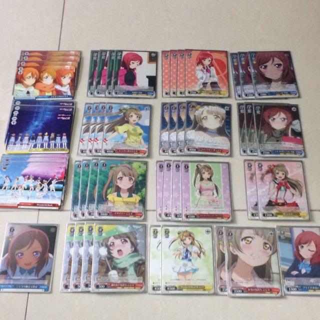 Love Live! Maki X Kotori Weiss Schwarz Deck, Hobbies & Toys ...