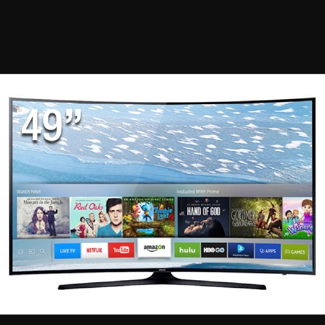 Samsung 49 Inches Curved 4K UHD SMART Digital Ready LED TV!!! Only 2 ...
