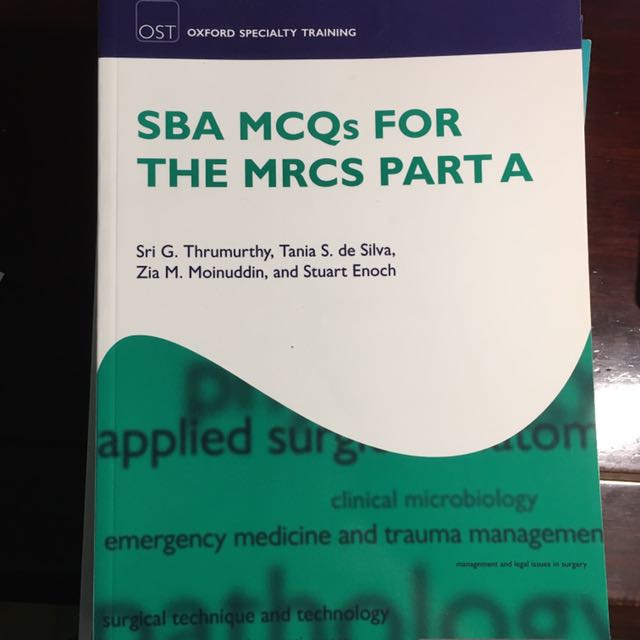 SBA MCQs for MRCS Part A on Carousell