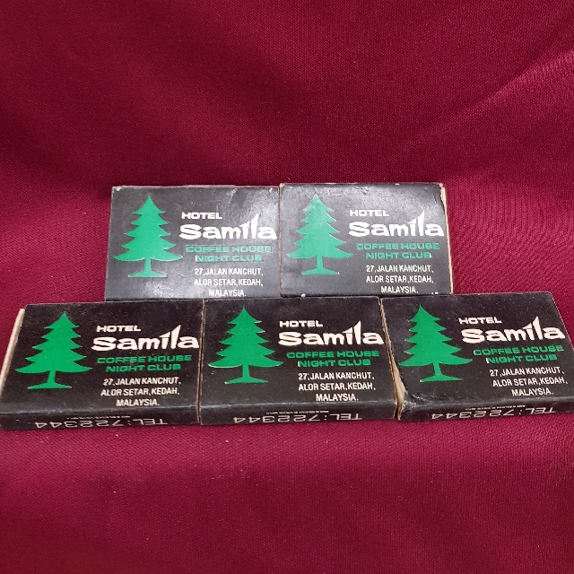 5x Hotel Samila Matchboxes ( match box / kotak mancis ), Hobbies & Toys ...