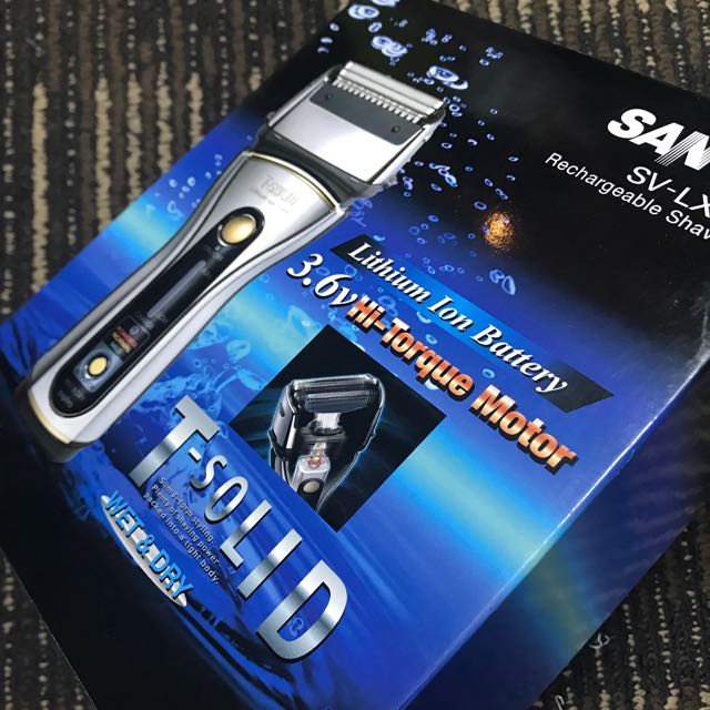 Brand New Sanyo T-Solid Rechargeable Shaver, Beauty & Personal Care ...