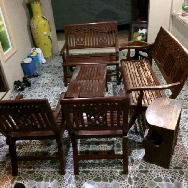 Gmelina solid wood sala set, Babies & Kids, Baby Nursery & Kids ...