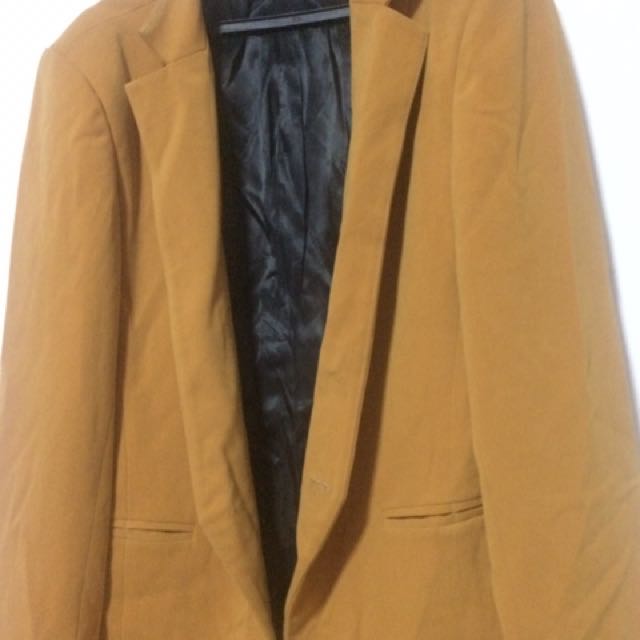 Mens suit yellow mustard coat formal wear, Men's Fashion, Coats ...