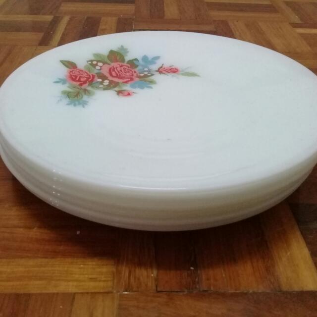 Vintage Pinggan Pyrex Rose Cottage Plates, Furniture & Home Living ...
