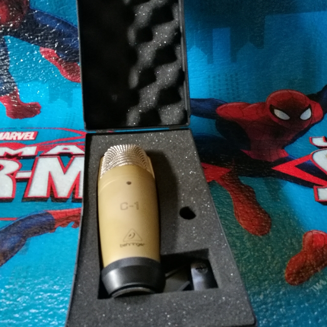 Behringer C1 condenser microphone with free stand and xlr cable, Audio ...