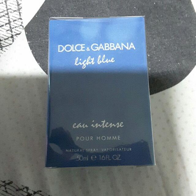 Authentic Dolce And Gabbana Light Blue Intense Pour Homme (50ml ...