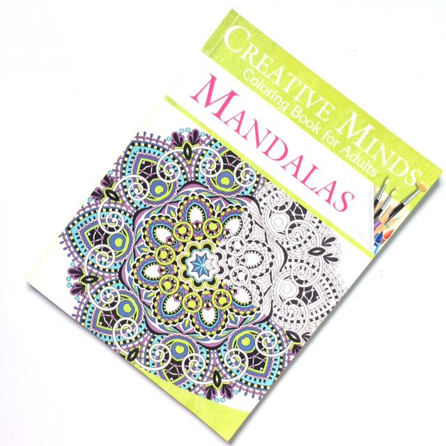 MANDALAS Adult Coloring Book, Hobbies & Toys, Stationary & Craft, Art ...