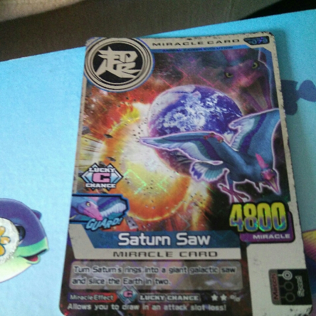 Miracle card Saturn saw, Hobbies & Toys, Toys & Games on Carousell
